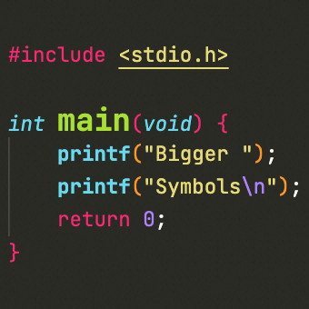 Bigger Symbols - Visual Studio Marketplace